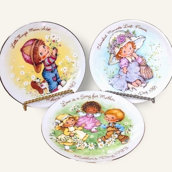 Avon | Other | Vintage Mothers Day 8s Miniature Plates 5 Avon Excellent ...